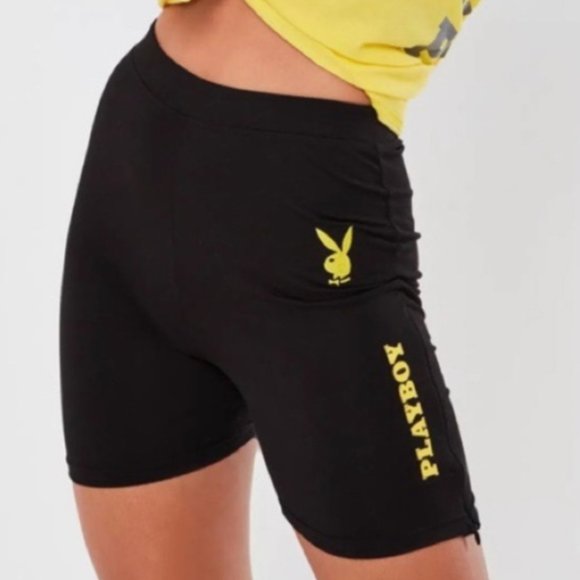 PLAYBOY | Shorts | Nwt Playboy Cycling Shorts In Black | Poshmark
